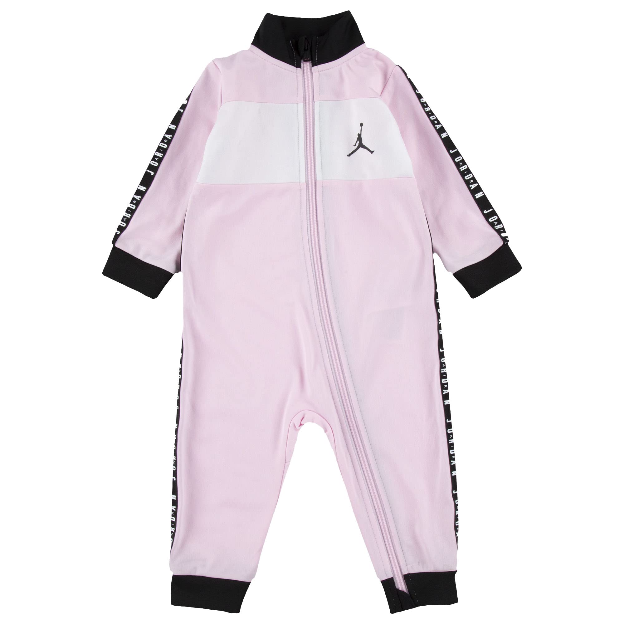 Jordan Baby Girls Full Zip Tricot Coverall (P(55B185-A9Y)/B, Newborn)