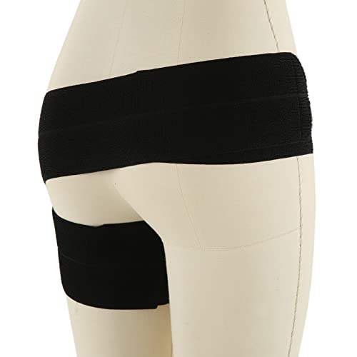Groin Support Brace, Hip Compression Professional Design 3 Points Force for Injury Sprain Relief for Hip Flexor Recovery