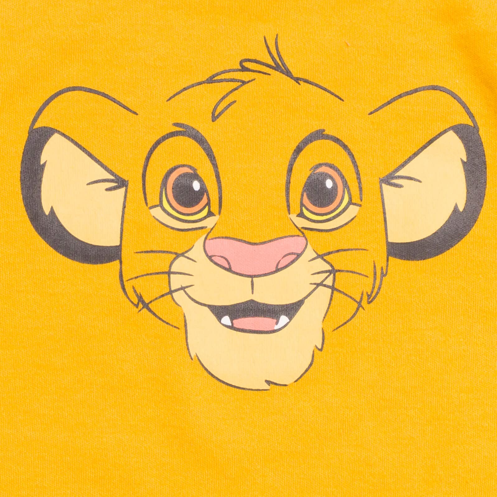 Disney Lion King Simba Newborn Baby Boys Snap Cosplay Coverall and Hat Set Lion King 0-3 Months