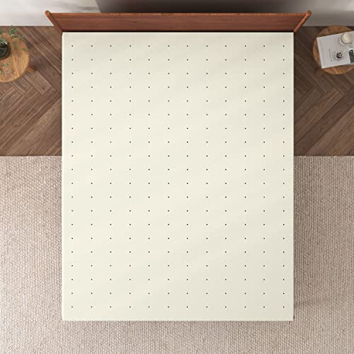 NapQueen 1.5 Inch Ventilated Memory Foam Mattress Topper, CertiPUR-US Certified, Twin