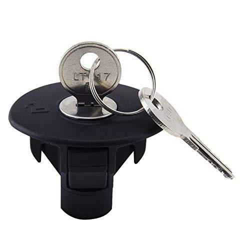 FANLIDE Locking Fuel Gas Plug Cap w/Keys, 8U5Z-9C268-B, Compatible With 2009 2010 2011 2012 2013 2014 Ford F150