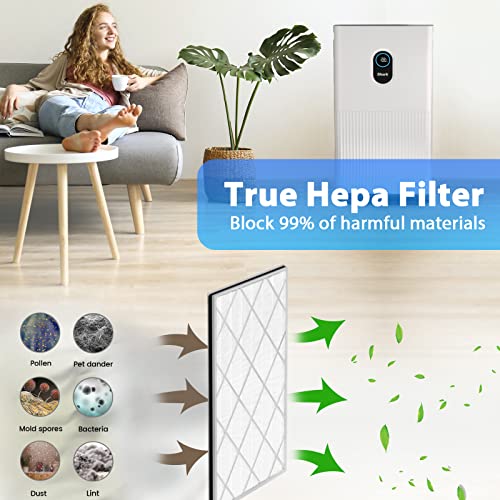 HE601 HEPA Filter Replacement Compatible with Shark HE601 HE602 Filter