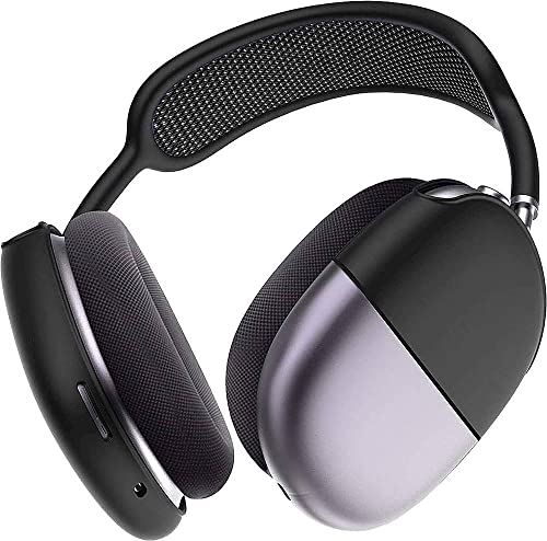 SaharaCase Liquid Silicone Cover Case for Apple AirPods Max [Rugged] Headphone Protection Antislip Grip Slim (Black)