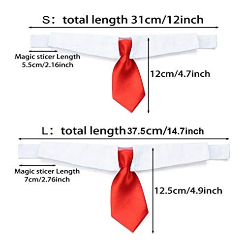 Necktie Collar Dog Accessories Pet Tie Ties Tuxedo White Formal Bow Adjustable Pet Supplies Luxury Accessories for Dogs