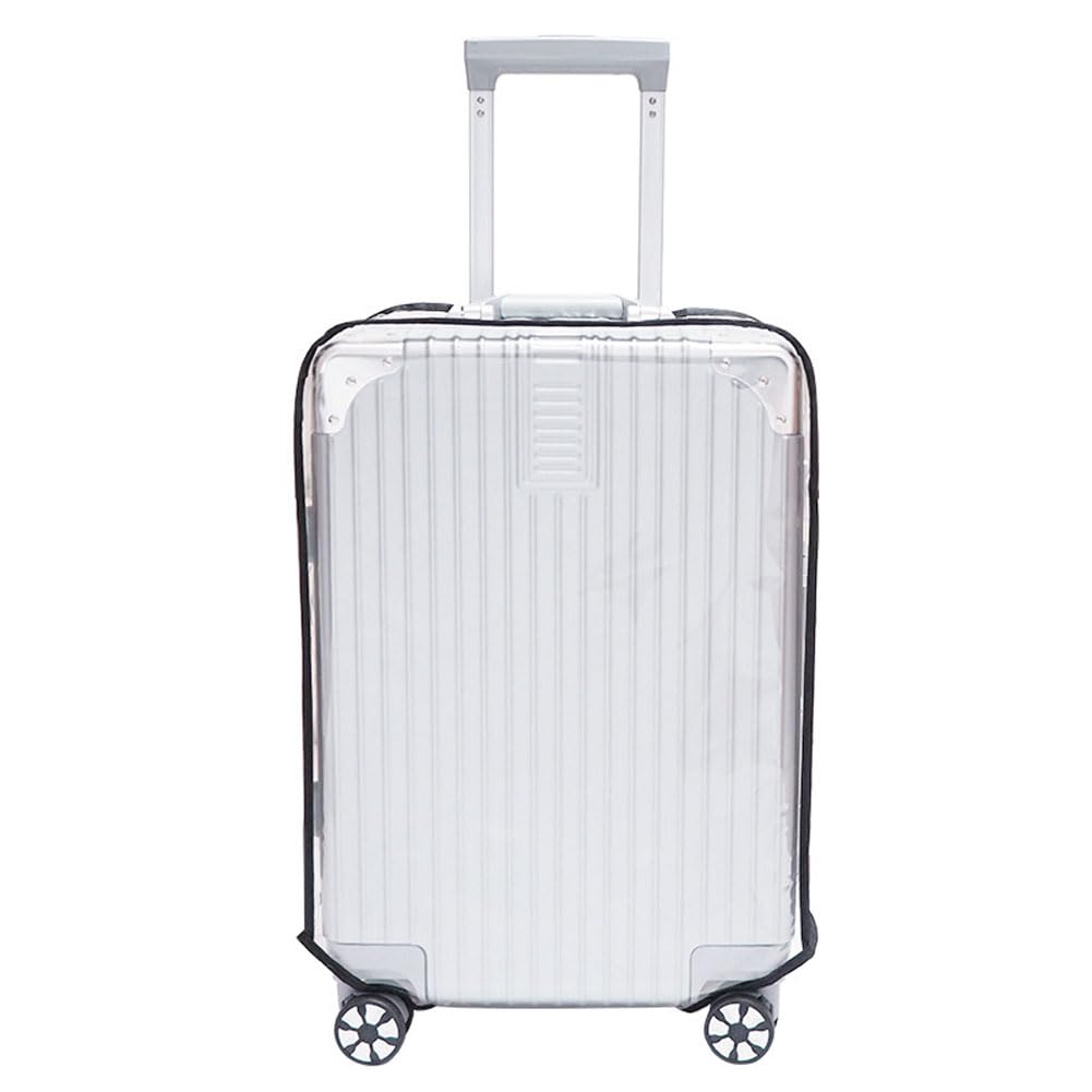 esowemsn 1PC PVC Luggage Protector 20inch Clear Suitcase Cover Protector Waterproof 20inch Transparent Travel Luggage Covers for Wheeled Suitcase Fits Most