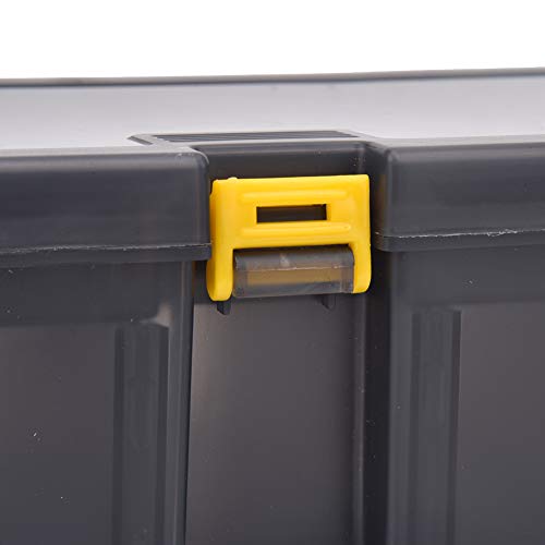 Fishing Box, Fishing Accessories Double Layers Humanized Hanging Hole Design Easy to Use Impact Resistance for Fishing Tackle Shop for Travel
