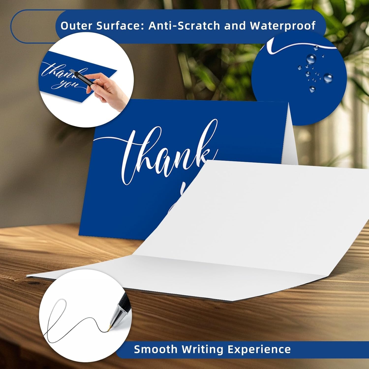Keyfy Thank You Cards With Envelopes