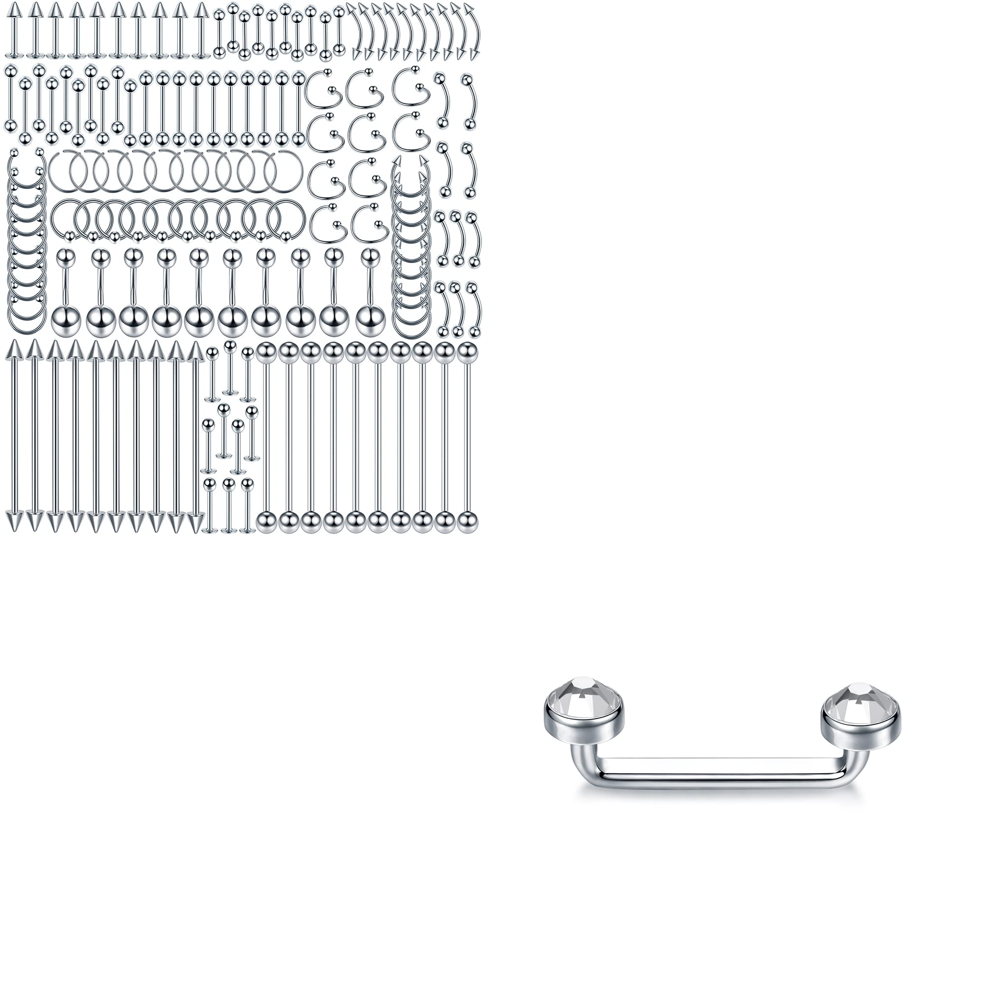 Oveta Body Piercing Kit and Dermal Anchors Top and Base