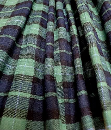 Newcastle Fabrics Yarn Dyed Flannel, Hunter/Navy