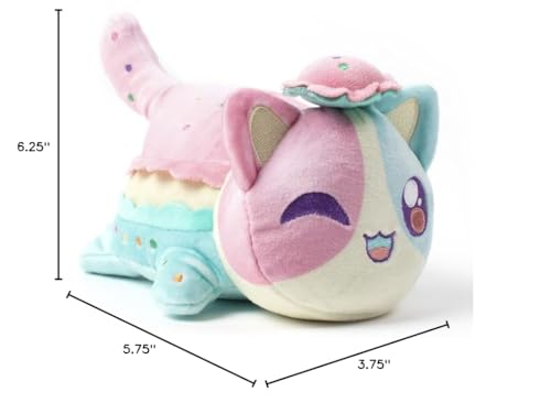 INCREDITOYZ Aphmau MeeMeows Mystery 6 Inch Plush Assortment with Aphmau MeeMeows Mystery Figures 2-Pack Assortment Gift Bundled Set