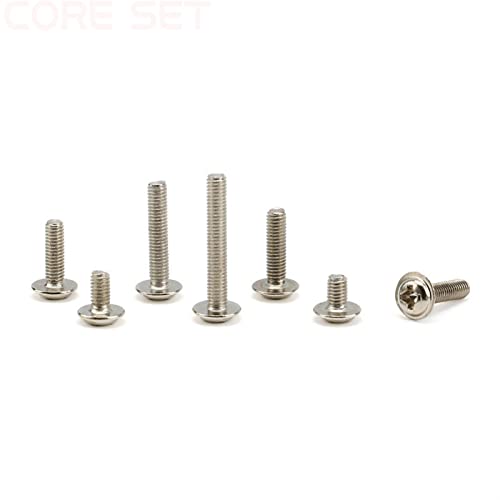 Kigauru Screw 100Pcs M3 Screw M3X5/6/8/10/12/16/20mm PC Case Hard Drive Precision Hex Screws for Computer Floppy DVD ROM Motherboard (Length : 12mm, Size : PM3)