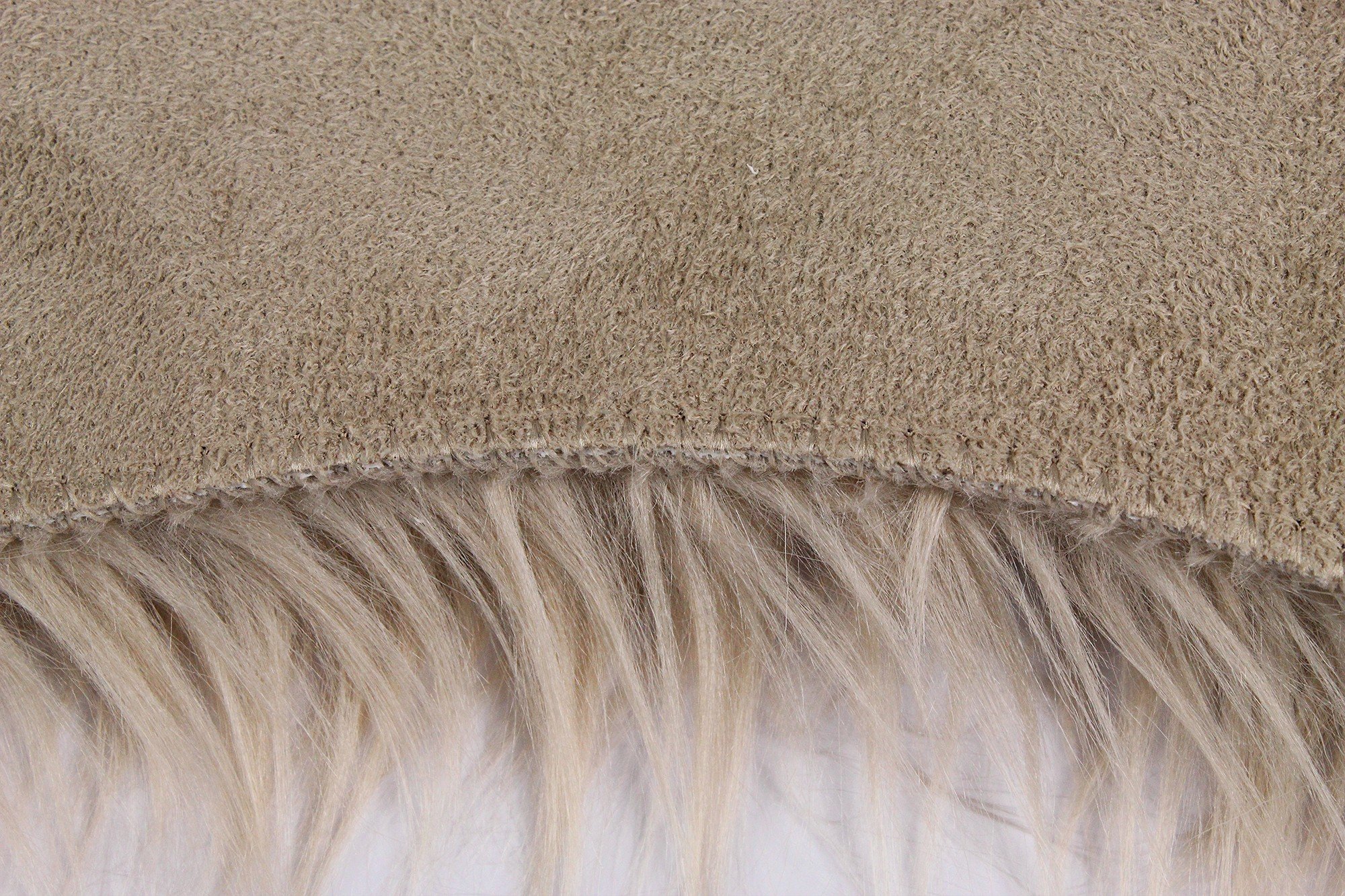 Nouvelle LegendeĀ® Faux Fur Sheepskin Premium Rug Single (23 in. X 40 in.) Tan