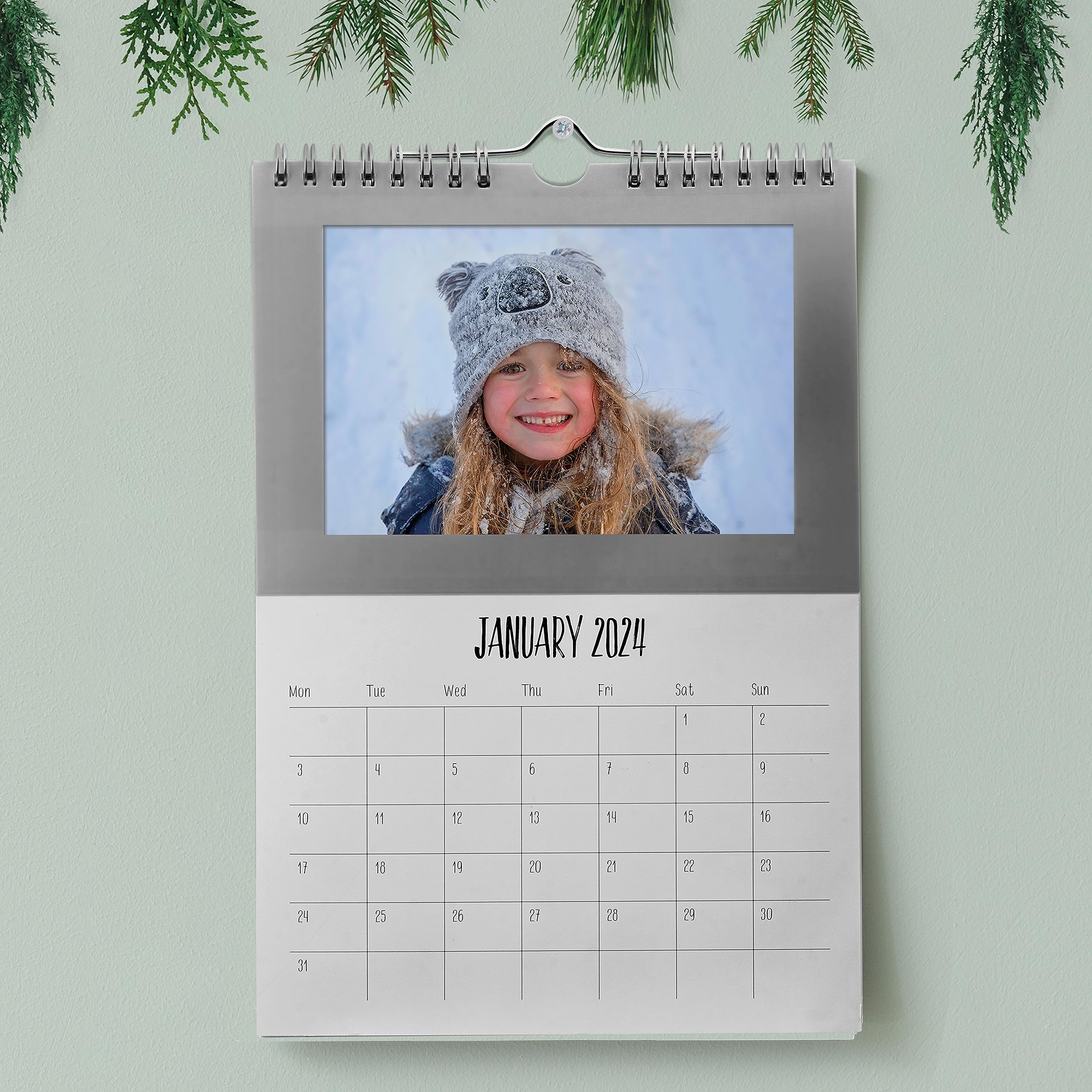 FINE PHOTO GIFTS 2024 Monthly Hanging Wall Photo Calendar