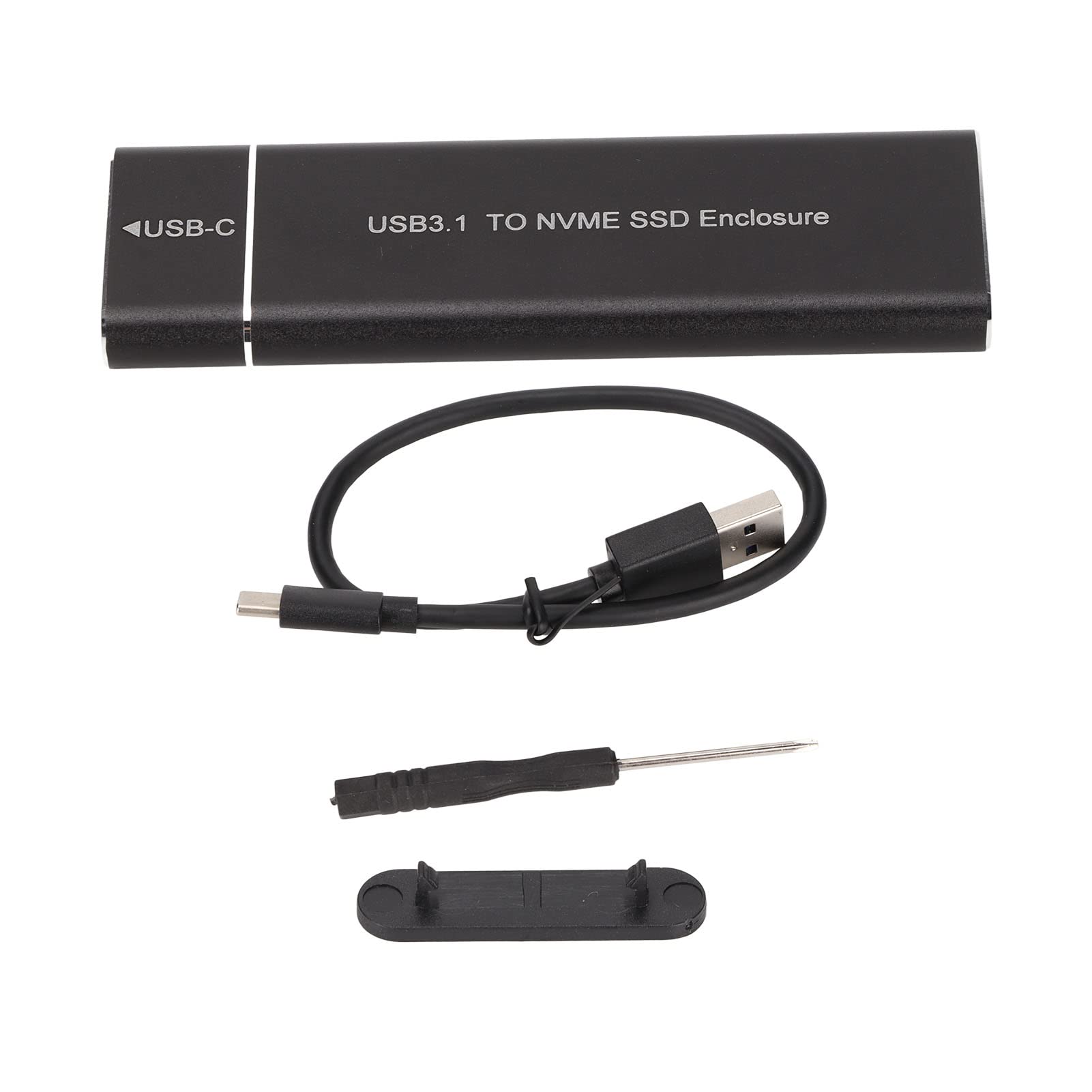 M.2 NVMe SSD Enclosure, SSD Enclosure Adapter Aluminum Alloy for PC