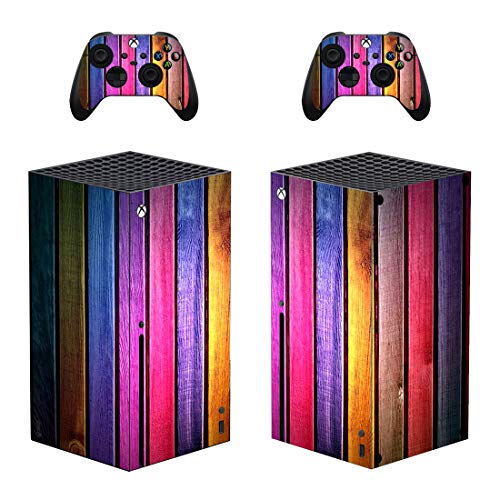FELIPE SEIJI KUBA Vinyl Skin Sticker Cover Decal for Microsoft Xbox Series X Console and Remote Controllers multi color HD Printing