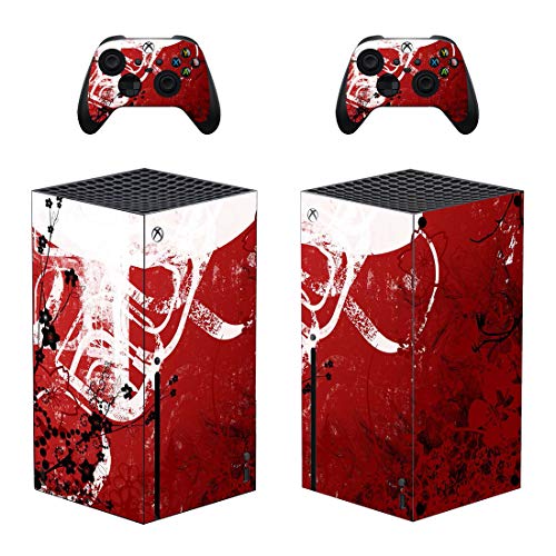 FELIPE SEIJI KUBA Vinyl Skin Sticker Cover Decal for Microsoft Xbox Series X Console and Remote Controllers multi color HD Printing