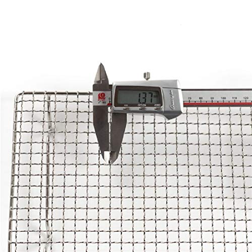 InBlossoms 304 Stainless Steel Cooling Rack Versatile Baking Rack Heat Resistant Rust Proof Sturdy Grate 5.9"*5.9"