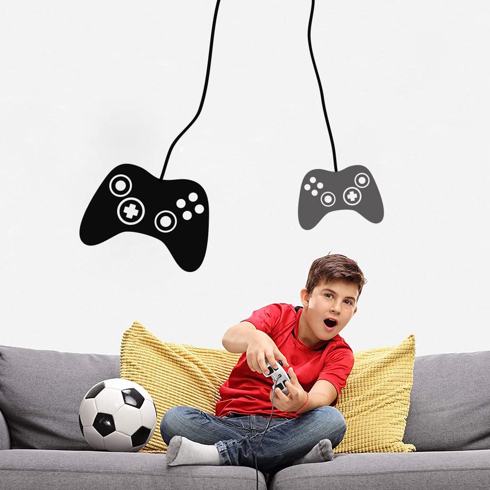 FlyWallD Game Controller Wall Decoration Boys Gamer Room Decals Gaming Peel and Stick Bedroom Video Decor Vinyl Art Stickers