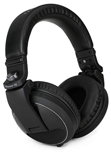 Pioneer DJ HDJ-X5 Professional DJ Headphones - Black Bundle with DJ HDJ-HC02 DJ Headphones Case