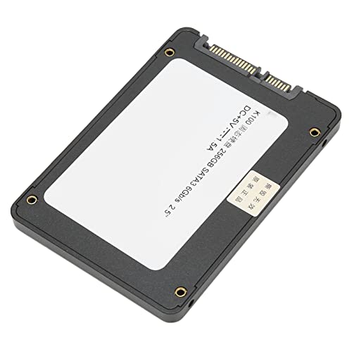 LBEC 6Gbs SSD, 4 Maximum Channels 2.5in K100 SSD Multifunction 3D TLC Flash Type ABS Material for Notebook Computer for Computer 256GB