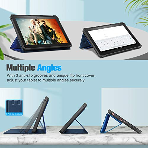 Fintie Case for All-New Fire HD 8 and Fire HD 8 Plus Tablet (10th Generation, 2020 Release) - [Flex Stand] Slim Folding Protective Cover with Soft TPU Back Shell, Auto Sleep/Wake, Starry Sky