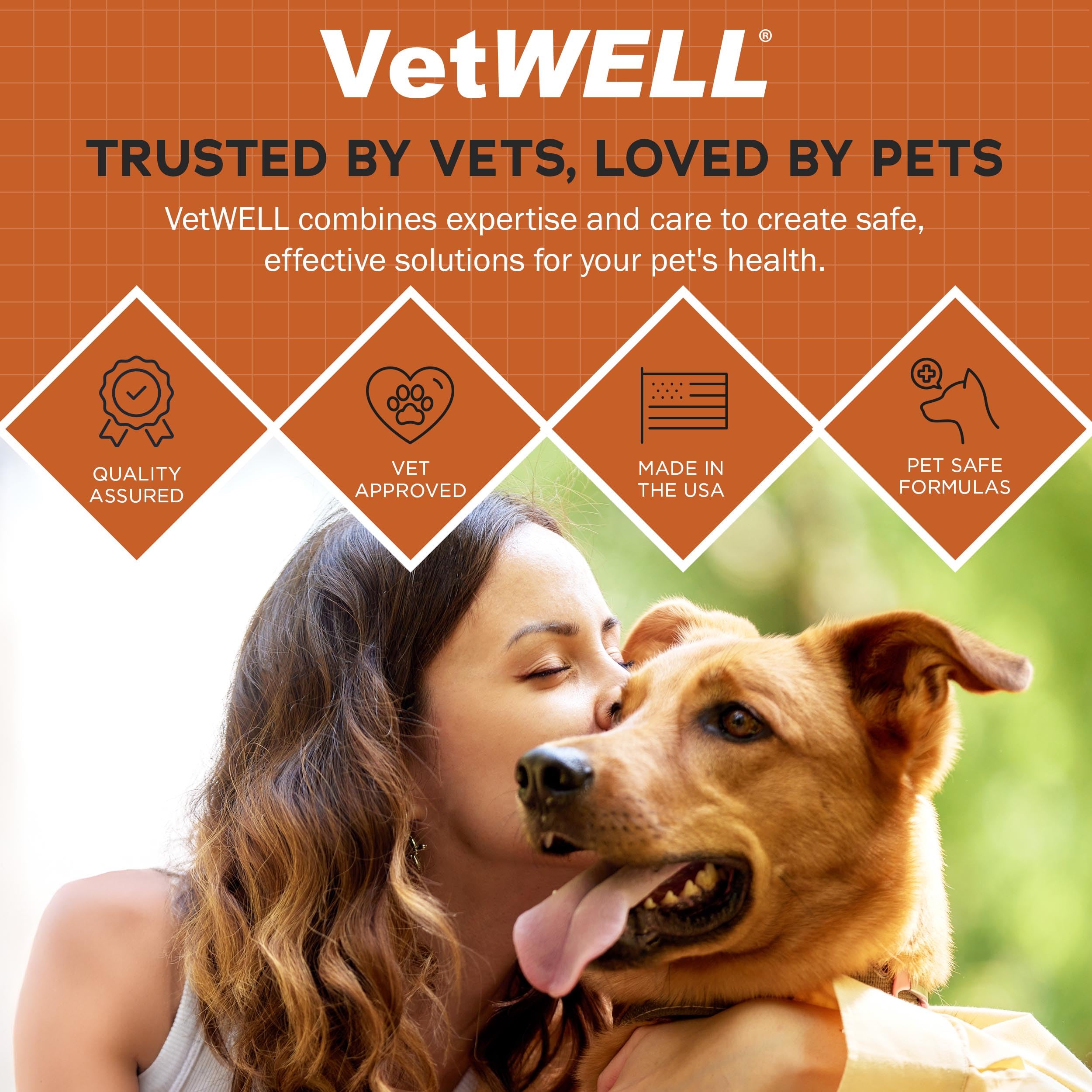 VetWELL Omega 3 Supplement for Dogs with Antarctic Krill Oil, Astaxanthin, Omega 3 6 9, EPA, DHA for Amazing Skin and Coat (60 Count)