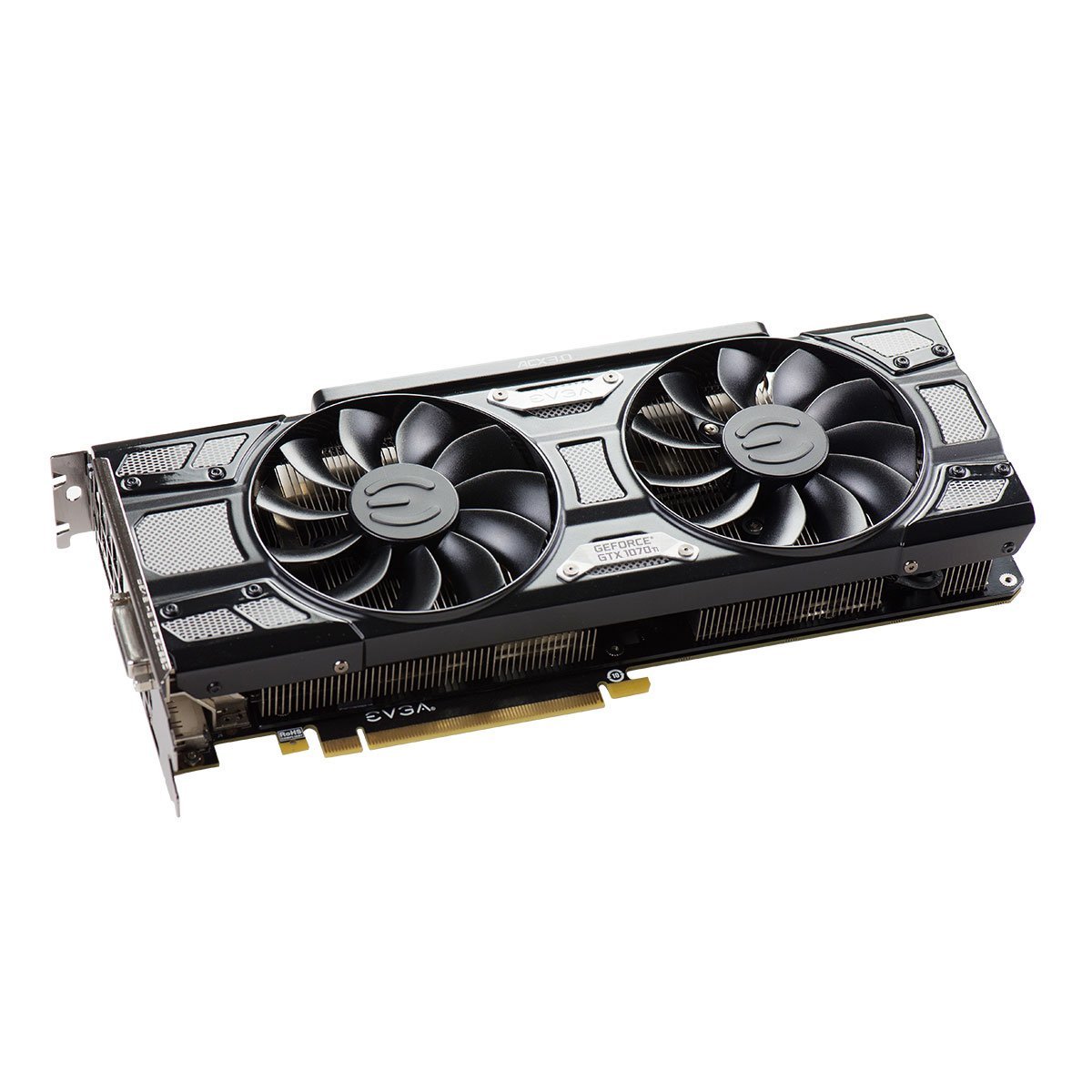 EVGA GeForce GTX 1070 Ti SC GAMING ACX 3.0 Black Edition, 8GB GDDR5, EVGA OCX Scanner OC, White LED, DX12OSD Support (PXOC) Graphics Card 08G-P4-5671-KR (Renewed)