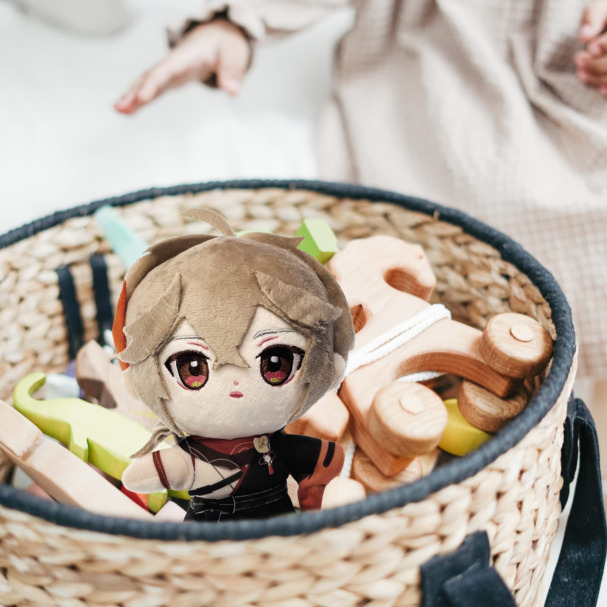 HOVAFI Genshin Impact Plush, 7.9''/20CM Kaedehara Kazuha Plush Dolls Stuffed Anime Plush for Kids