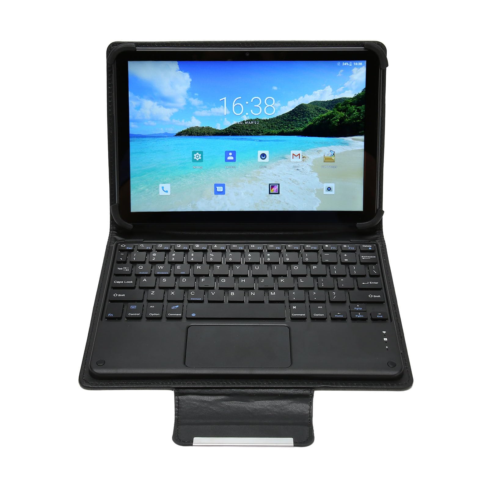 GLOGLOW 10.1 Inch Tablet, 8GB 256GB 4G Network Tablet PC 100-240V 5G WiFi 8 Core CPU for Learning (US Plug)