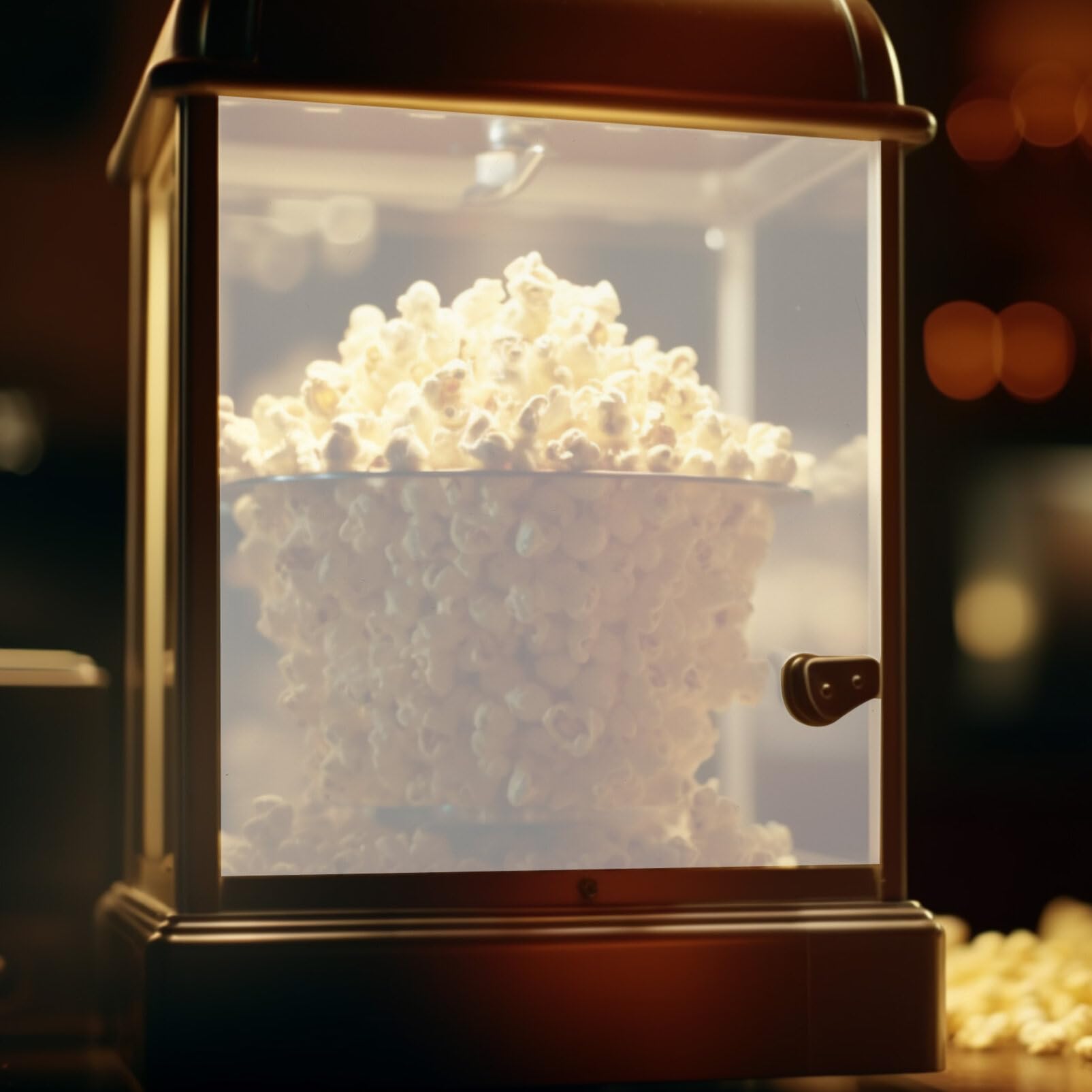 Kichvoe Commercial Popcorn Machine Door Panel Replacement Clear Thicken Pvc Popcorn Maker Panel Baffle Protection Equipment for Popcorn Machine Parts
