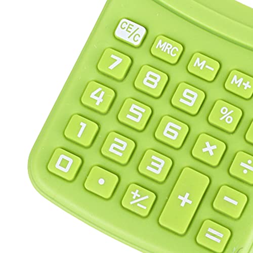 Pocket Size 8 Digit Calculator Solar Mini Basic Standard Calculators Button Battery Desktop Office School Kids Gift Accounting Tools Red