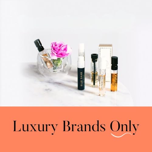 Infinite Scents Perfume Sampler Set for Women: 6 High-End Designer Perfumes + Deluxe Velvet Gift Pouch for Girlfriend, Wife, Mother