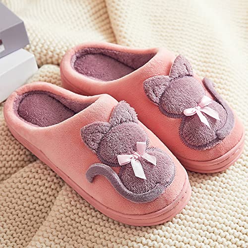 FASDNENDYS house slippers Slippers Shoes Winter Furry Toe Plush Keep SlipOn Warm Open J Slides Sandals Women