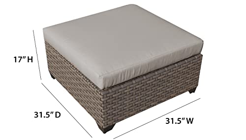 TK Classics MONTEREY-08a-WHITE Monterey Seating Outdoor Furniture, Sail White