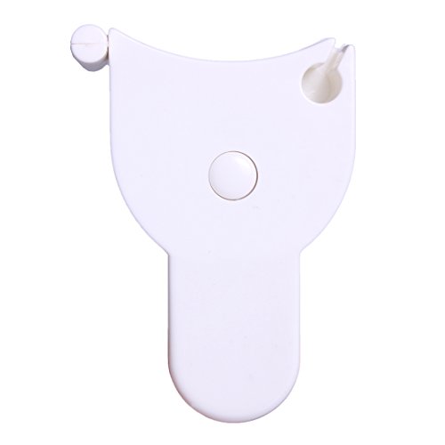 Larcele White Body Measuring Tape Double Scale Measurement Tape JC-01
