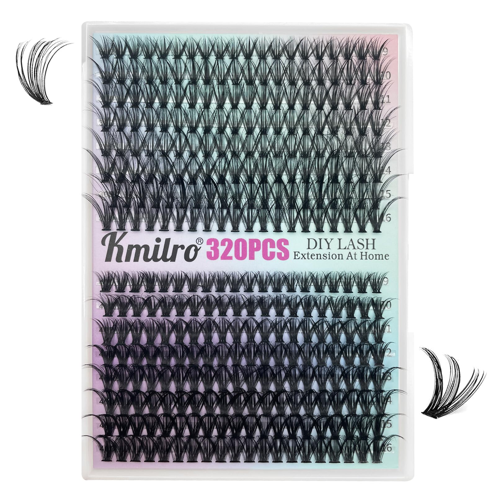 Magnetic Eyelashes with Eyeliner Kit 7 Pairs, 3D Wispy Cat Eye Lashes Natural Look, 7 Styles Fluffy False Eyelashes Pack, by Kmilro