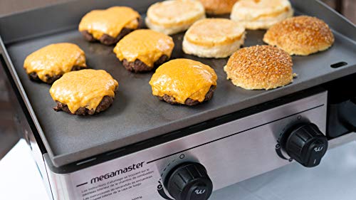 Megamaster 820-0054F Propane Gas Grill, Silver and Black
