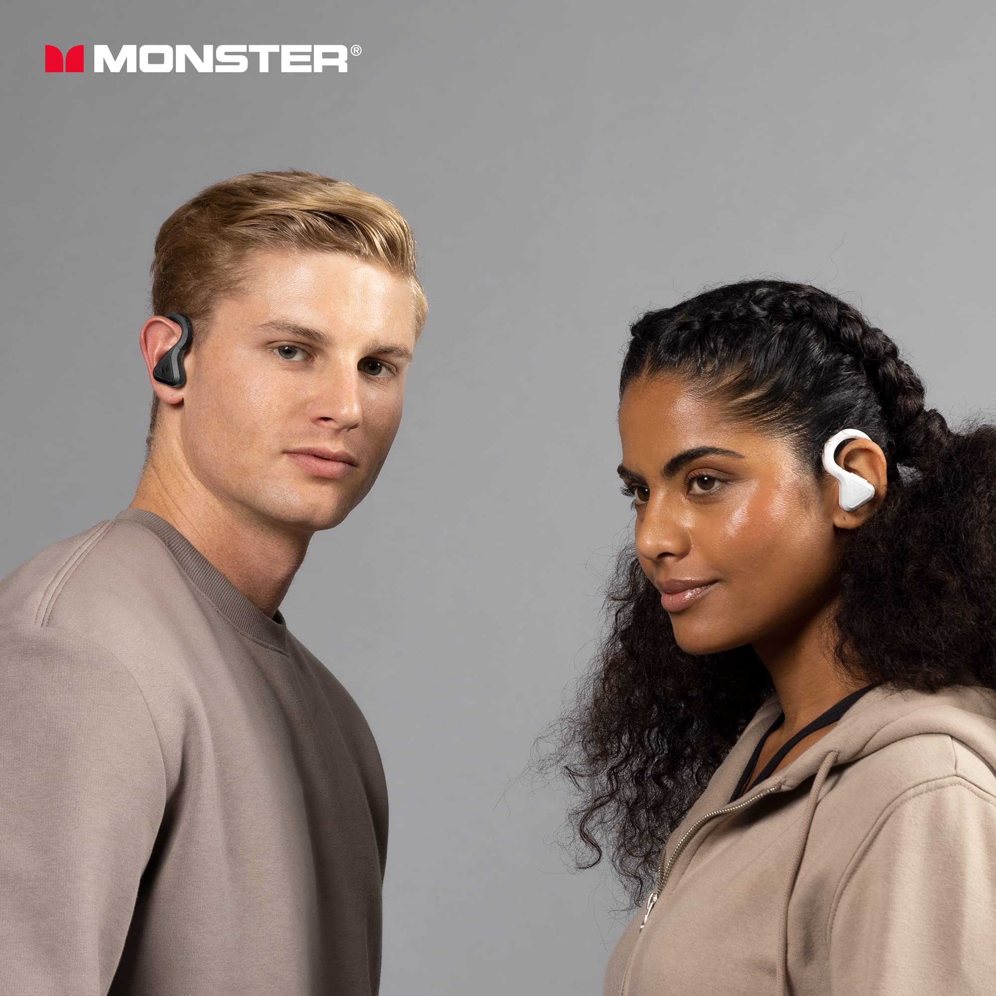Monster DNA Fit ANC True Wireless Bluetooth Earbuds, Black (Renewed)