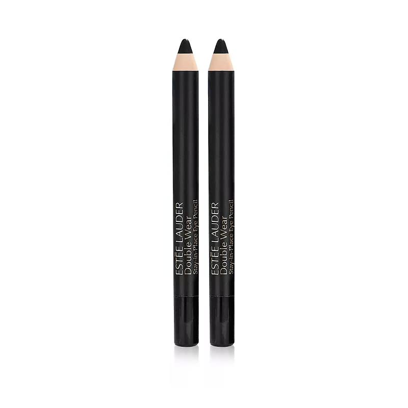 Estee Lauder Double Wear 24H Waterproof Gel Eye Pencil in Onyx Black, 0.8g Travel Size Unboxed, Pack of 2