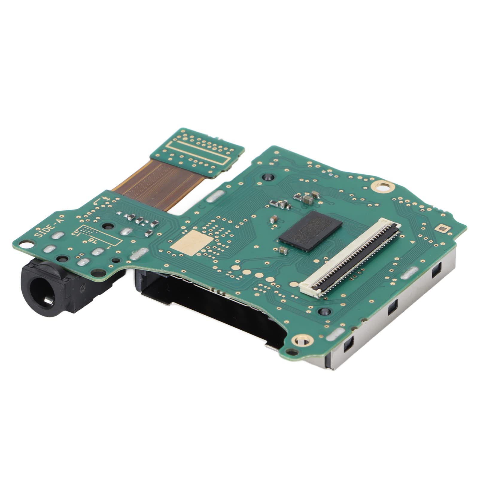 KOSDFOGE PCB Game Card Read Slot for Switch Game Cartridge Tray with Earphone Hole Port Compatible with Switch Repair Part