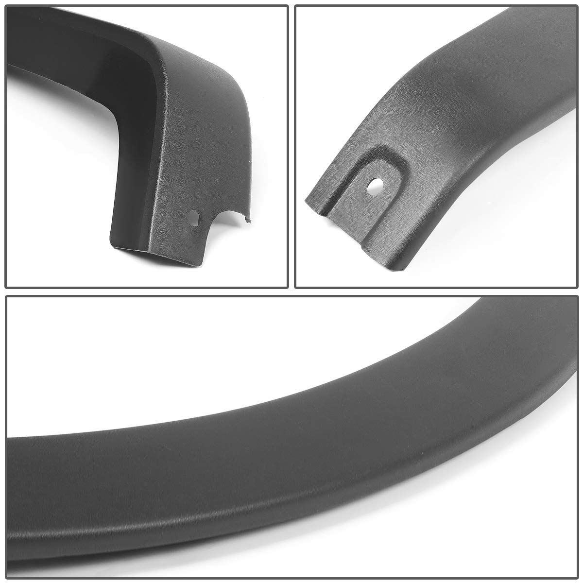 DNA Motoring IF-10019-MBK 4 Pcs OE Factory Style Wheel Fender Flares Compatible with 04-08 F-150 5'5" 6'5" 8' Style Side Bed / 06-08 Mark LT 5'5", 6'5" Beds