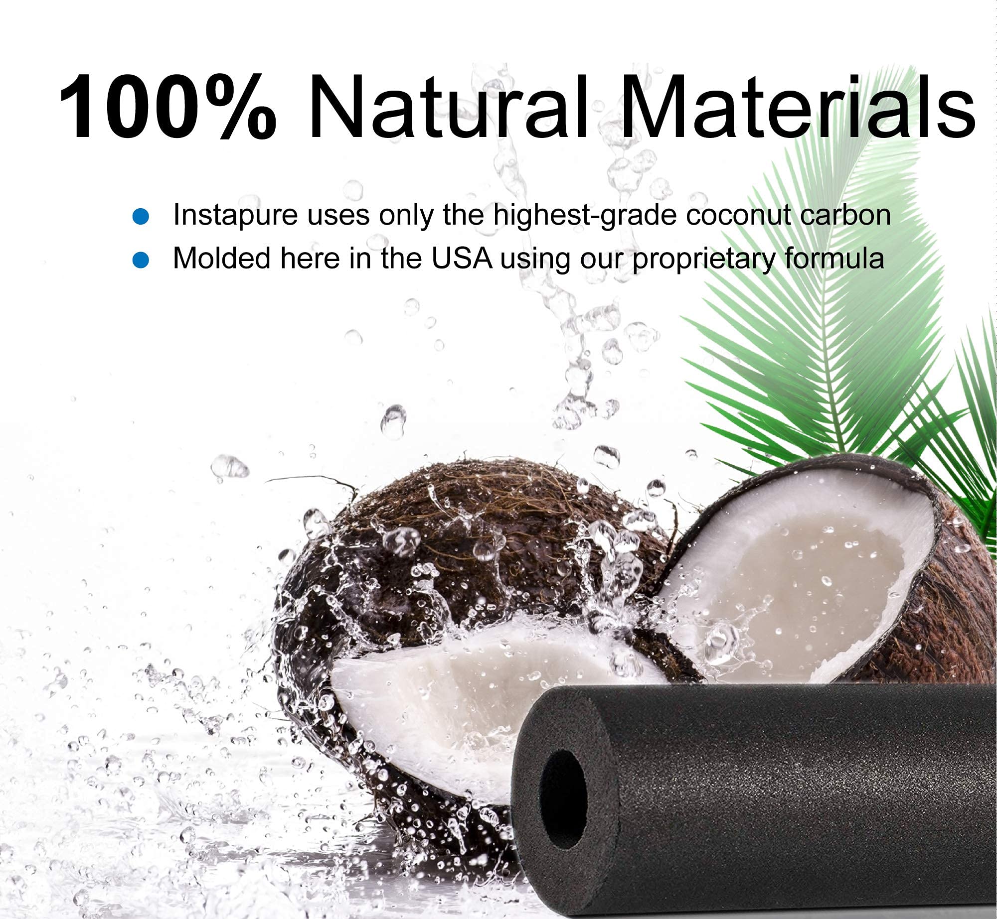 Instapure IR30/REF-IPI-1 Compatible Made in USA Refrigerator Filter. Instapure REF-IPI-1 ULTRA filter replaces WaterPik® InstaPure® IF30, IF-30, IF30A, IF-30A, IF31, IF-31, IF-35