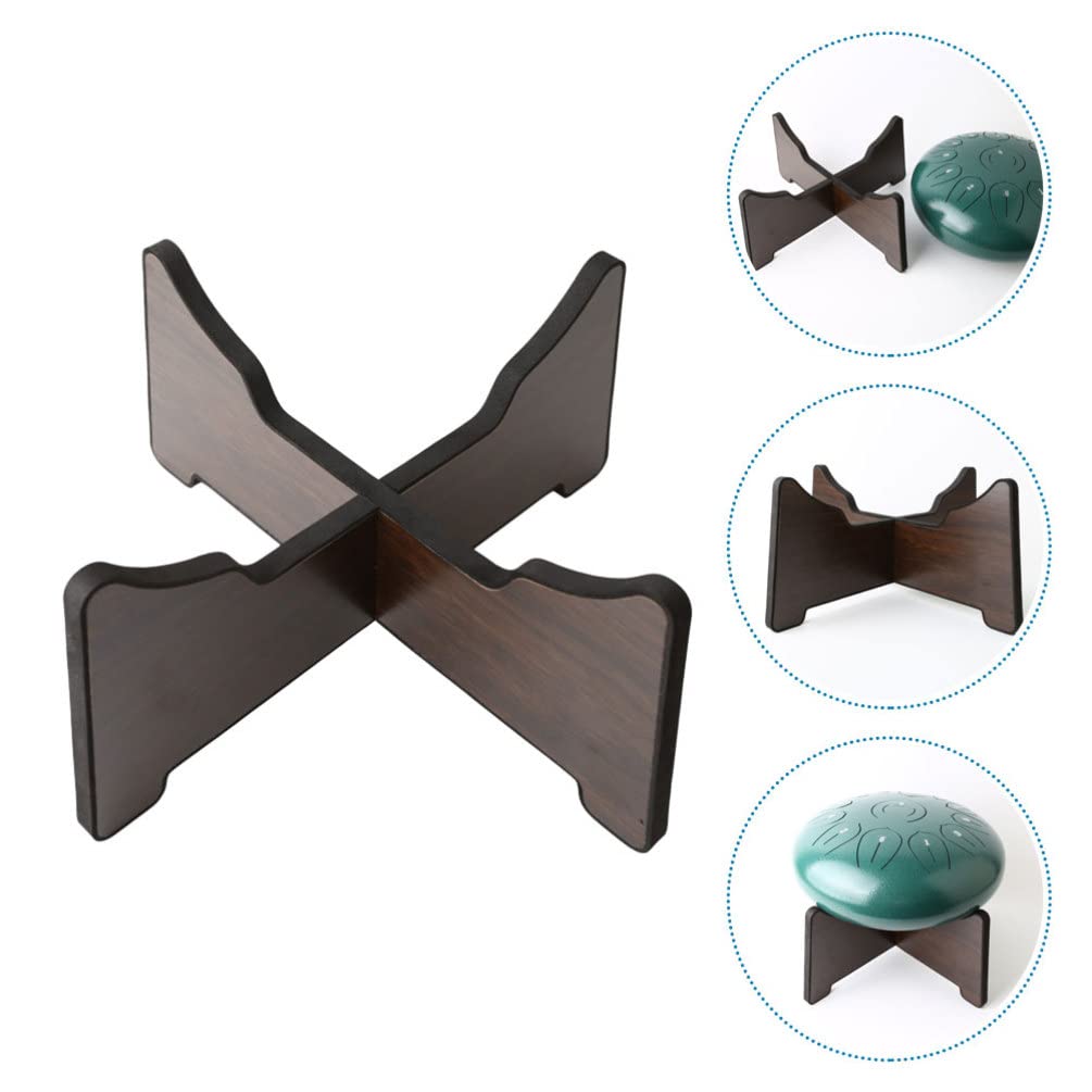 Generic Tongue Drum Bracket Handpan Drums Stand Percussion Instrument Holder 18.5cm