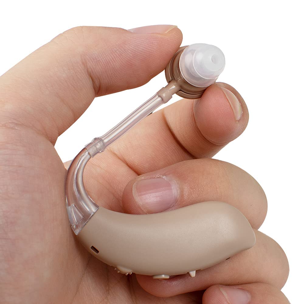 vinmax Hearing A𝐢d, Rechargeable Digital Hearing A𝐦pl𝐢f𝐢ër with Noise Cancelling, Volume Control Functions