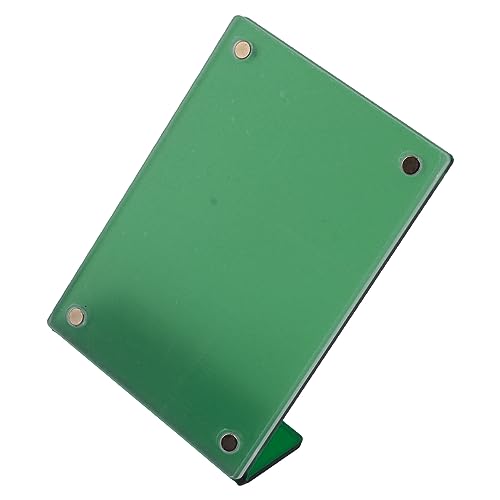 Free Standing Photo Frame, Simple Operation Slant Back Multipurpose Photo Frame for Movie Ticket Office (Green)