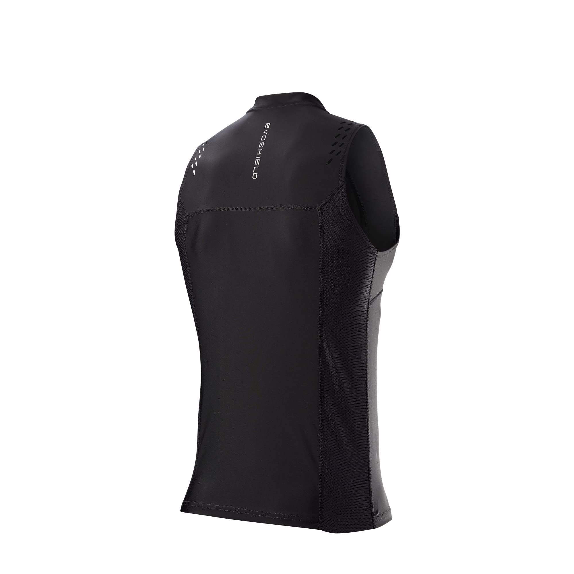 EvoShield Youth NOCSAEĀ® Protective Chest Guard Shirt - Youth Medium, Black
