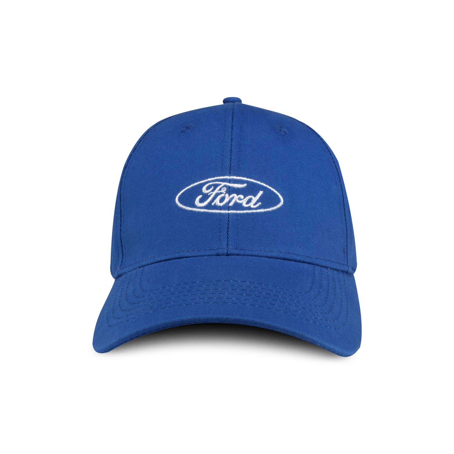 Ford Baseball Cap, Adjustable Cotton Twill Cap, Royal Blue