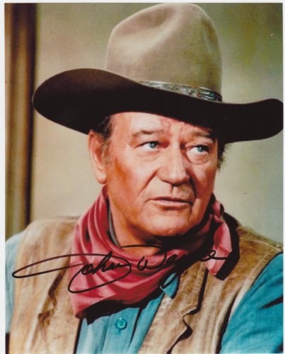 Kirkland Signature John Wayne 8 X 10 Photo Autograph on Glossy Photo Paper