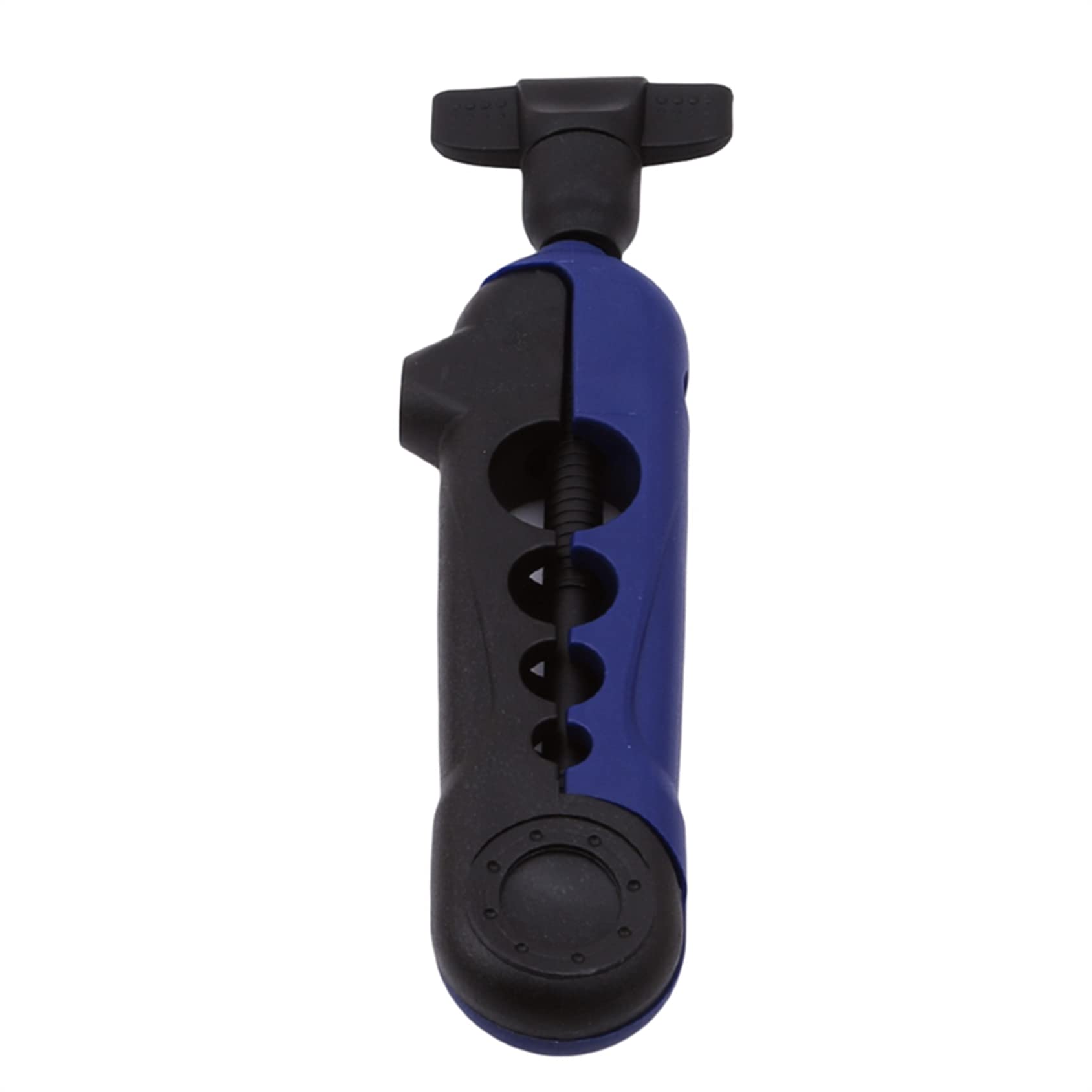 IEAKDCD Universal Portable Fishing Rod Spool Winder Adjustable Wire Clip Winder Board Spooling Tool(Blue Black)