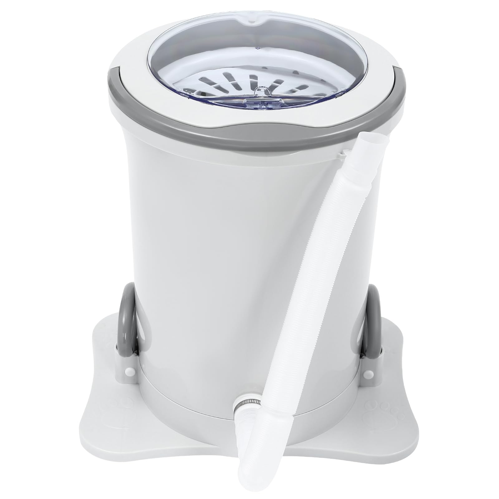 Manual Clothes Dryer Spinner, Portable Non electric Manual Clothes Spinner Laundry Dryer Machines for Camping, Traveling, Hotel, RV, Apartment (White)
